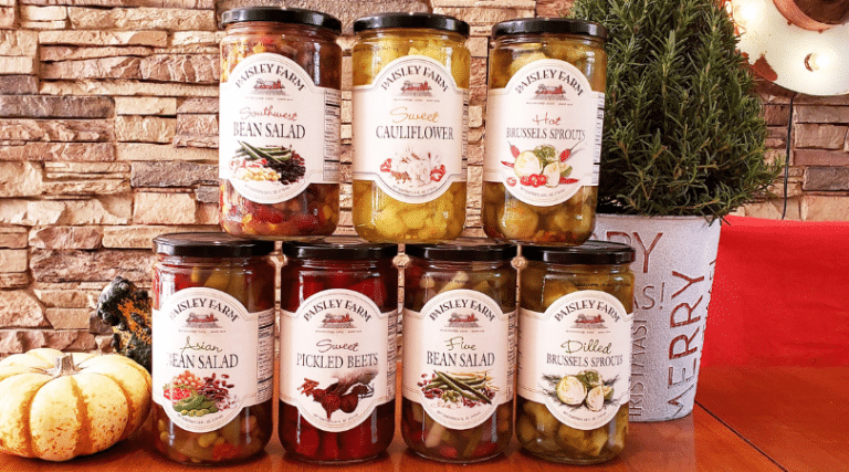 Pickled Vegetable Wreath with Paisley Farm - BoredMom