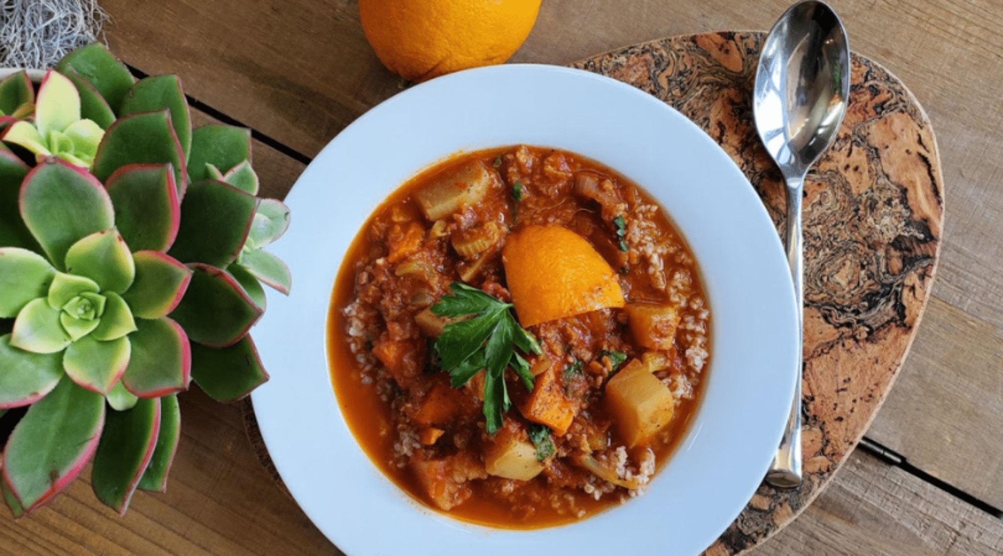 Spicy Orange Root Vegetable Stew - BoredMom