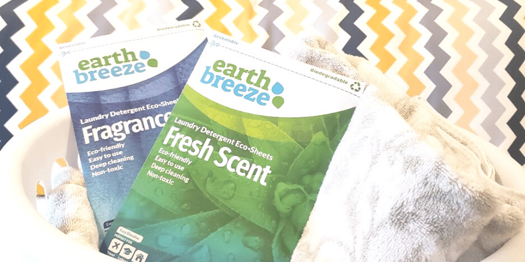 EarthBreeze Eco Friendly Natural Laundry Detergent Sheets BoredMom