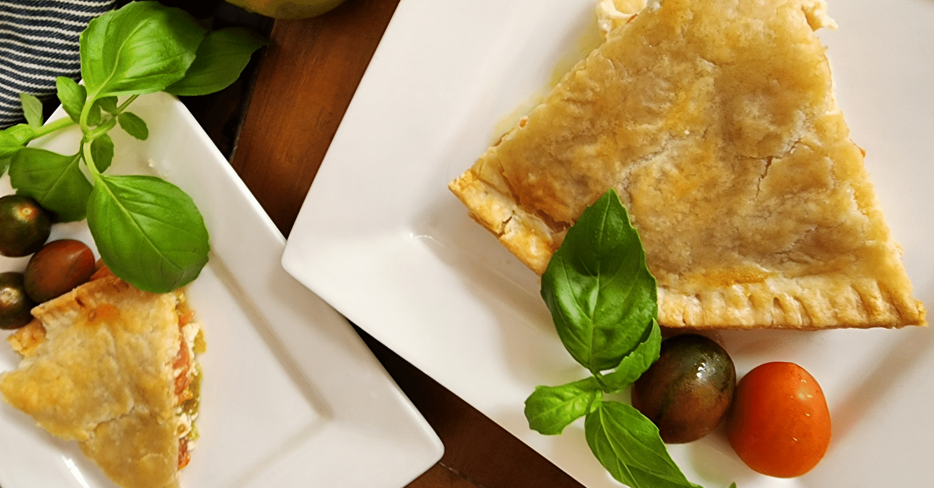 Easy Tomato Brunch Pie with Wick's Pie Crust - BoredMom